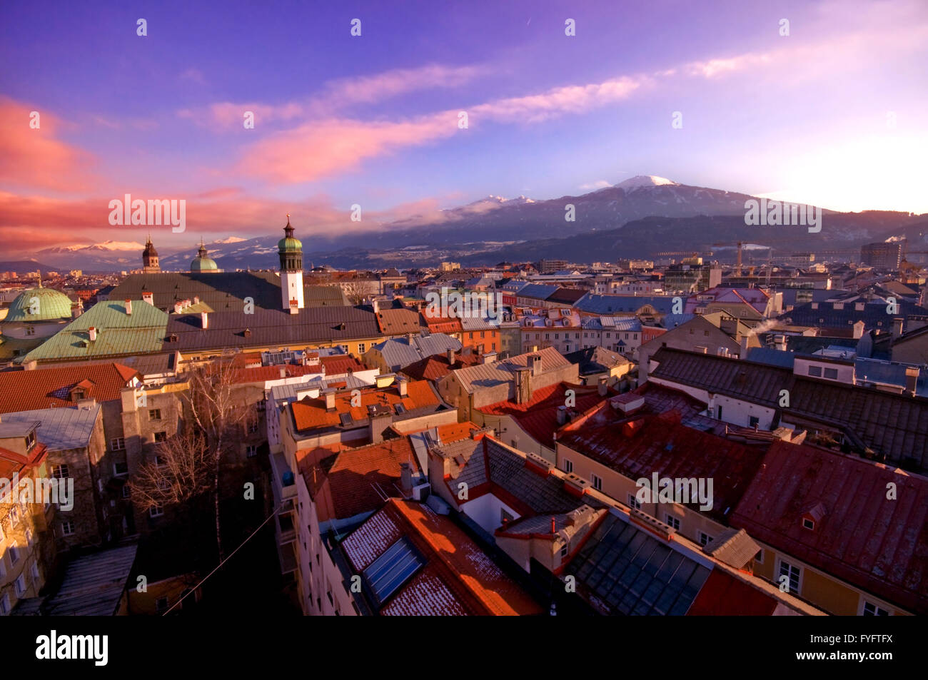 Scenic alpine town in hi-res stock photography and images - Alamy