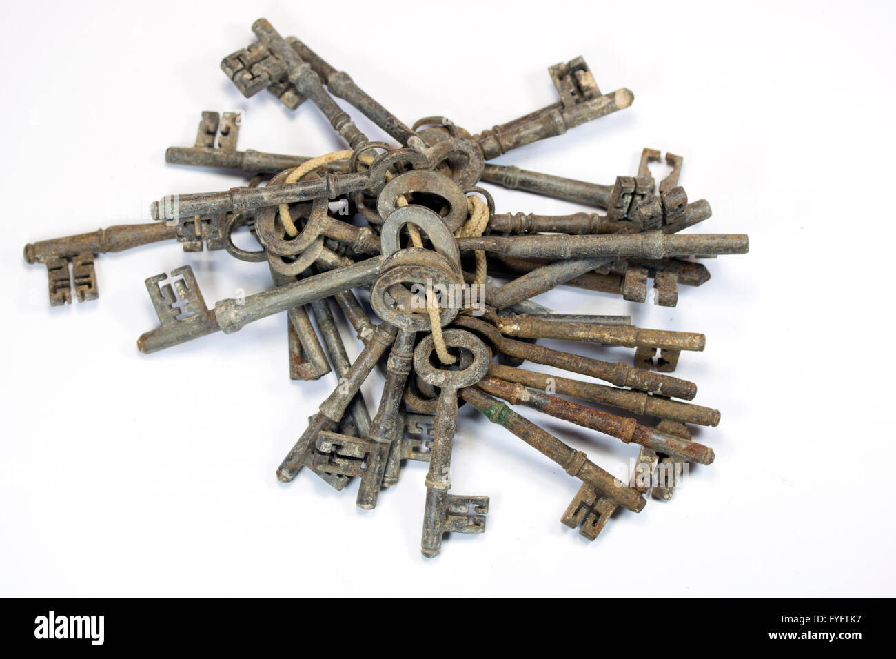 Vintage Antique Keys Stock Photo - Alamy