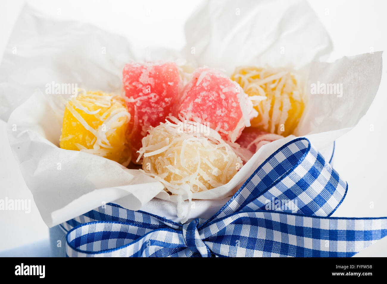 Coconut ice pink white hi-res stock photography and images - Alamy