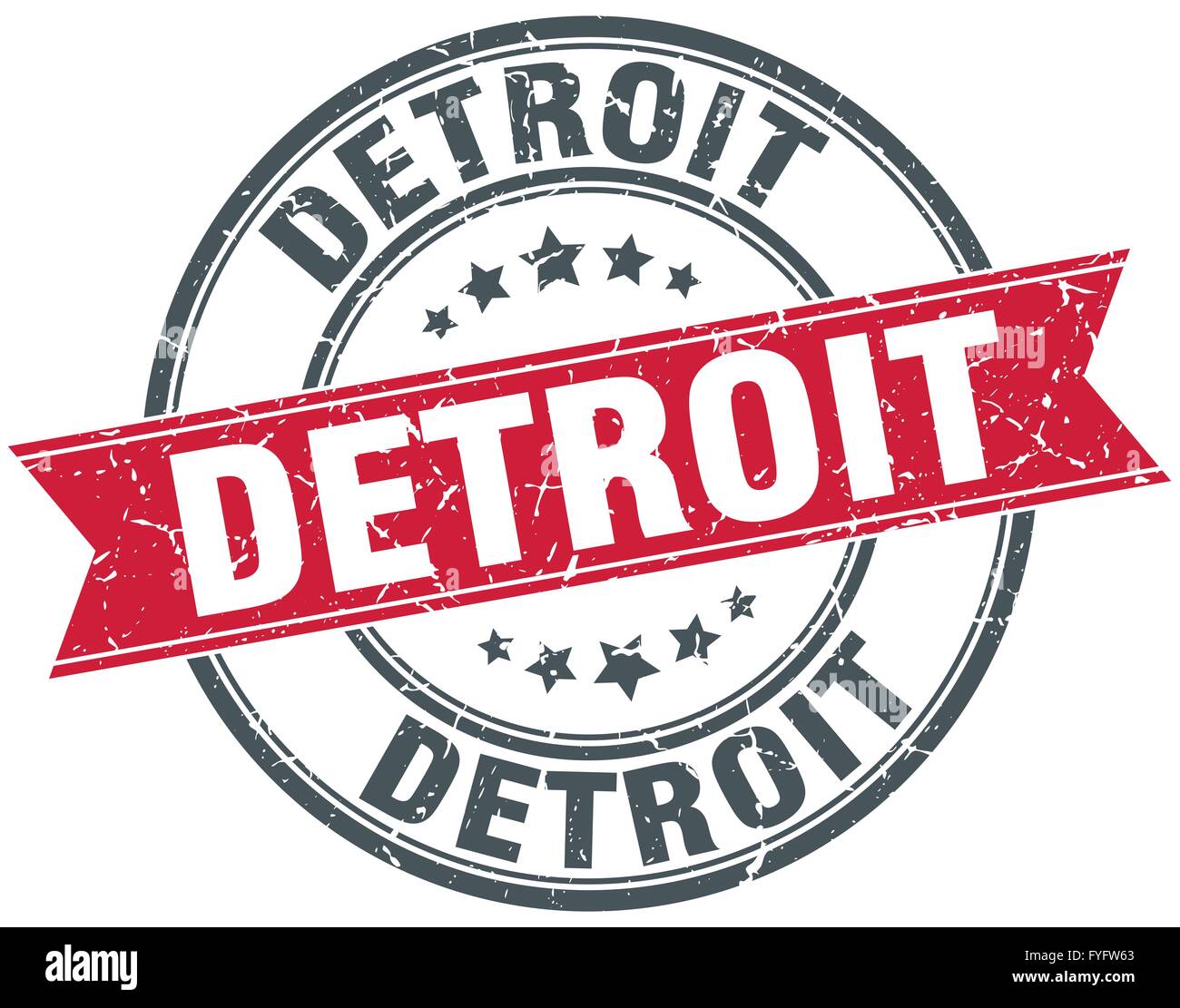 Vintage detroit Stock Vector Images - Alamy