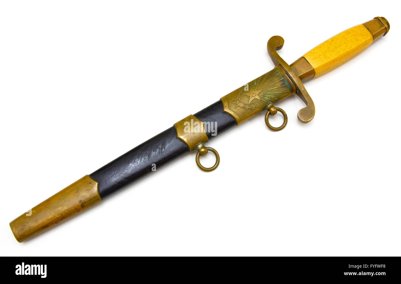 The dirk of the officer Soviet military - marine sea fleet Stock Photo ...