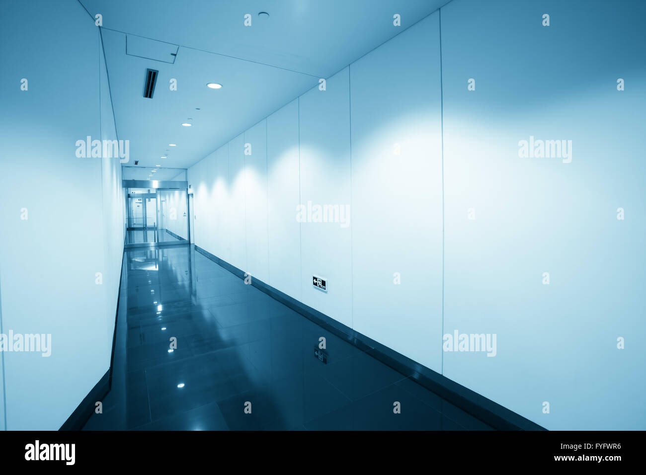 corridor in modern office Stock Photo - Alamy