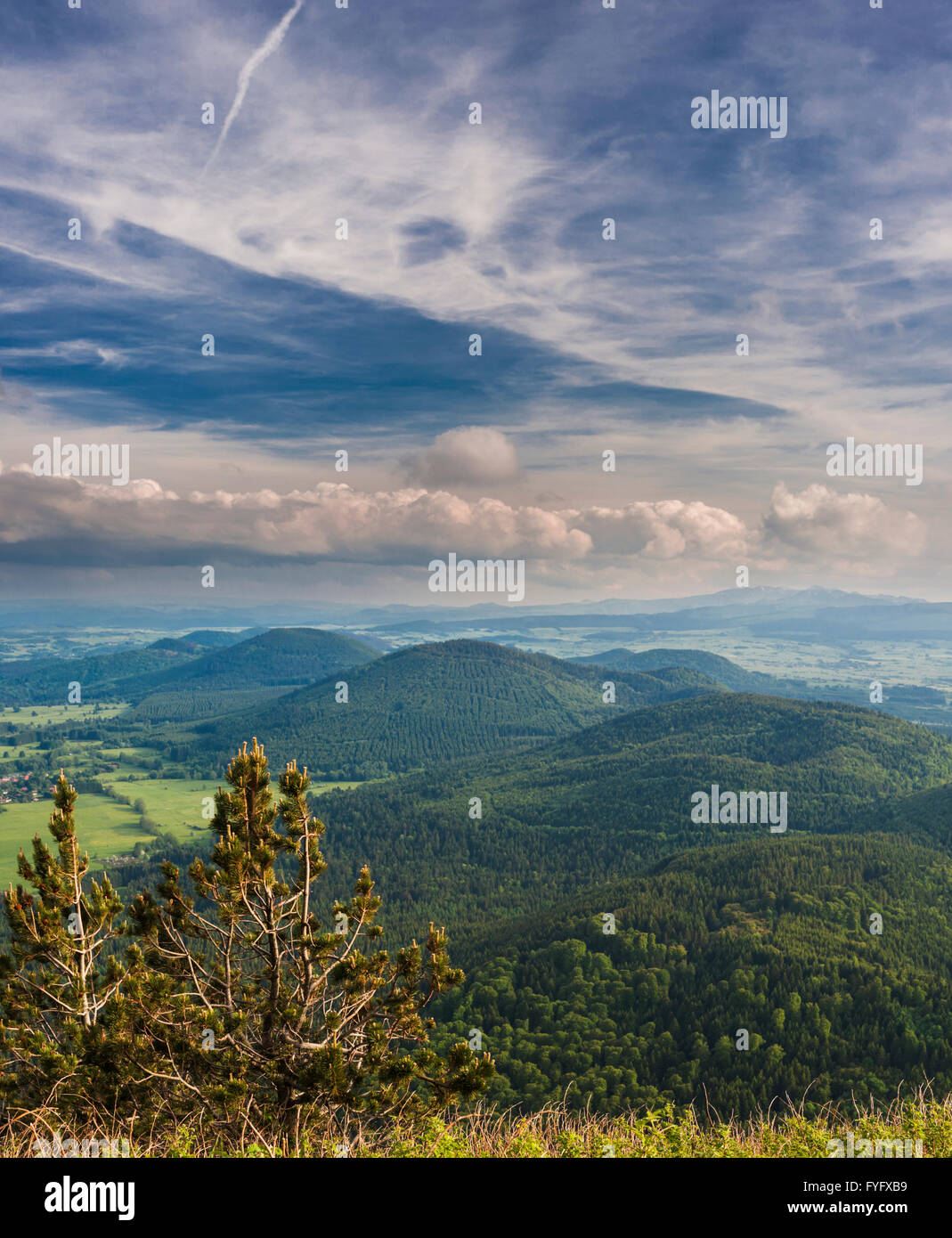 Chain of auvergne volcanoes hi-res stock photography and images - Alamy