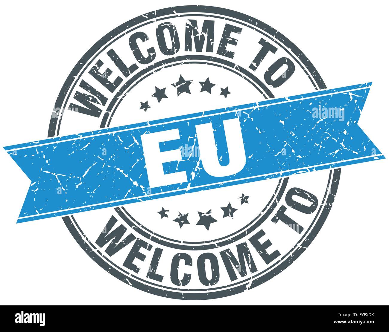 Welcome to the eu sign Stock Vector Images - Alamy
