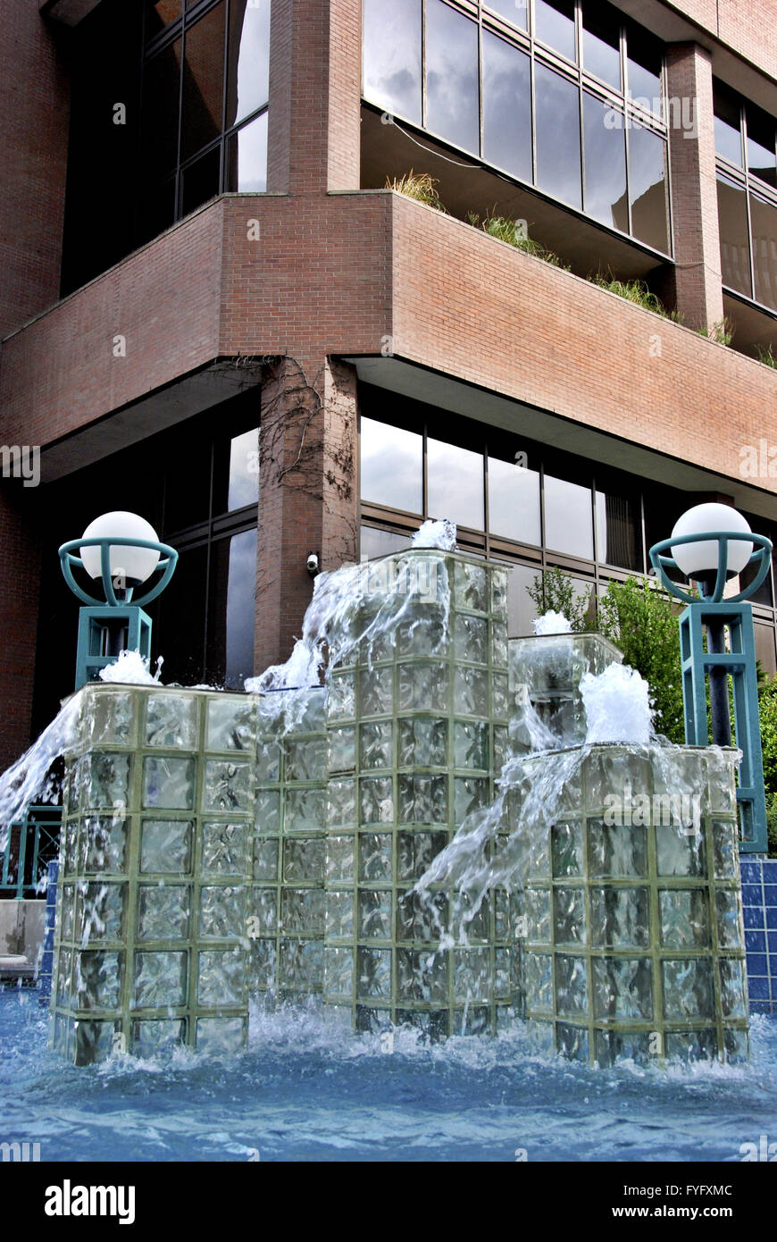 City Hall Fountain, Boise, Idaho Stock Photo - Alamy