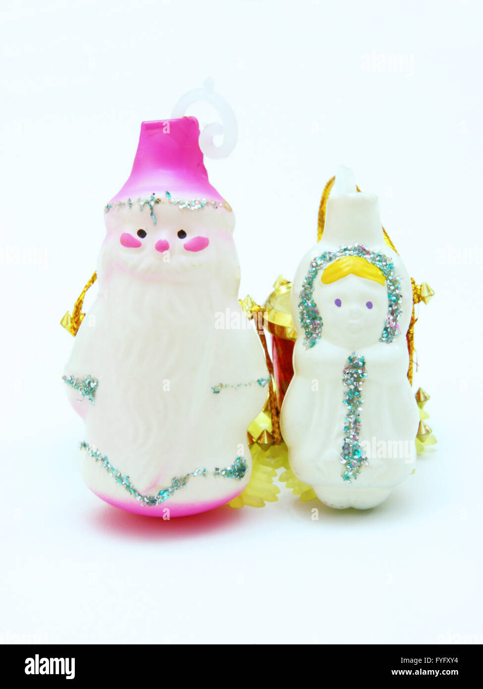 Russian Christmas characters Father Frost and Snow Maiden Stock Photo ...