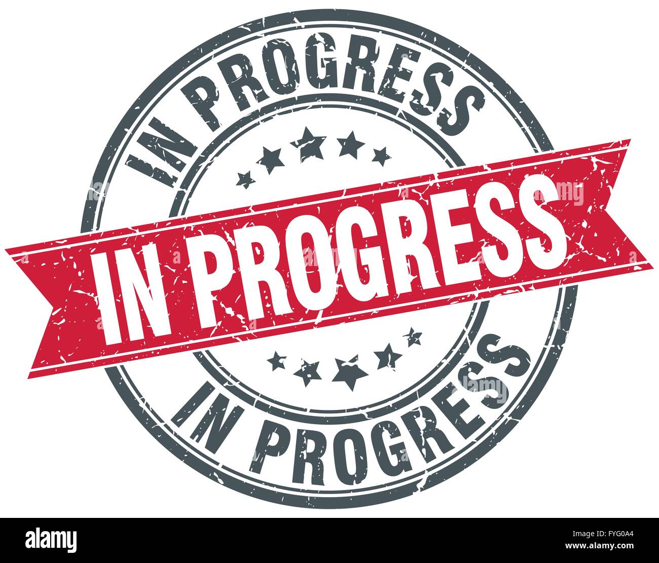In progress stamp vector vectors hi-res stock photography and images ...