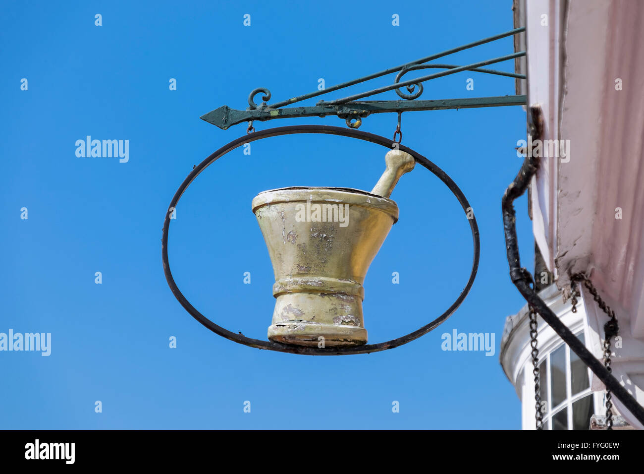 Old apothecary sign Stock Photo - Alamy