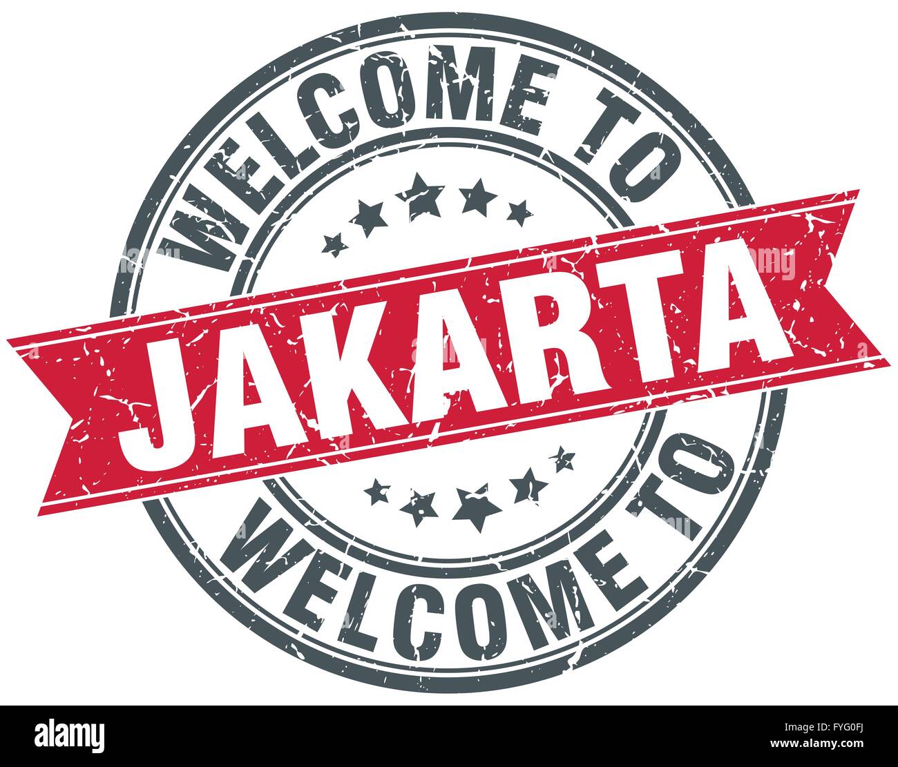 Welcome to jakarta Stock Vector Images - Alamy