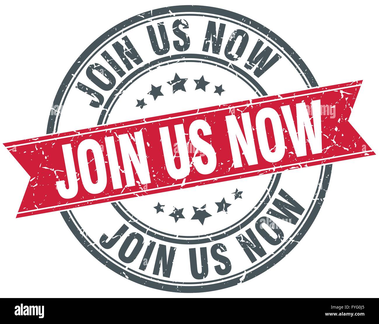 Join us round red Stock Vector Images - Alamy