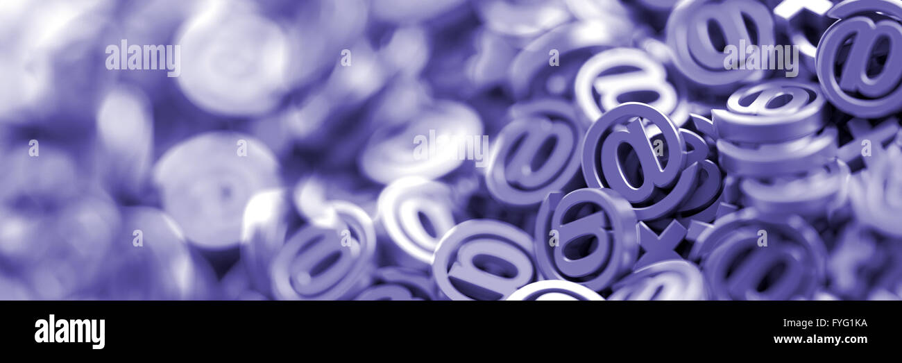 Email infinite symbols, 3d rendering background Stock Photo - Alamy