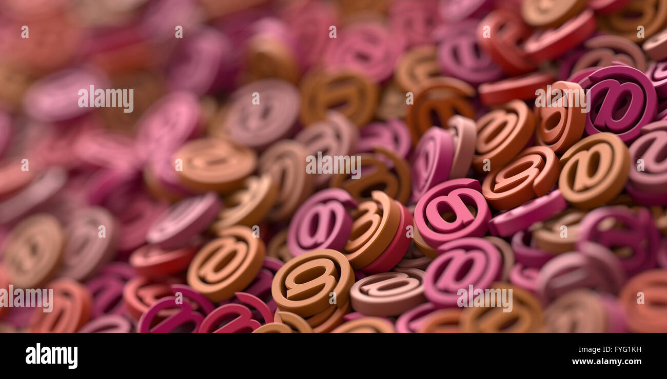 Email infinite symbols 3d rendering hi-res stock photography and images ...