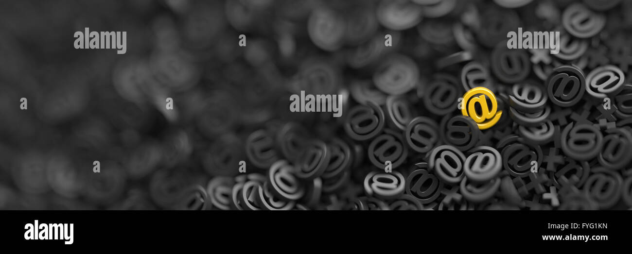 Email infinite symbols, 3d rendering background Stock Photo - Alamy