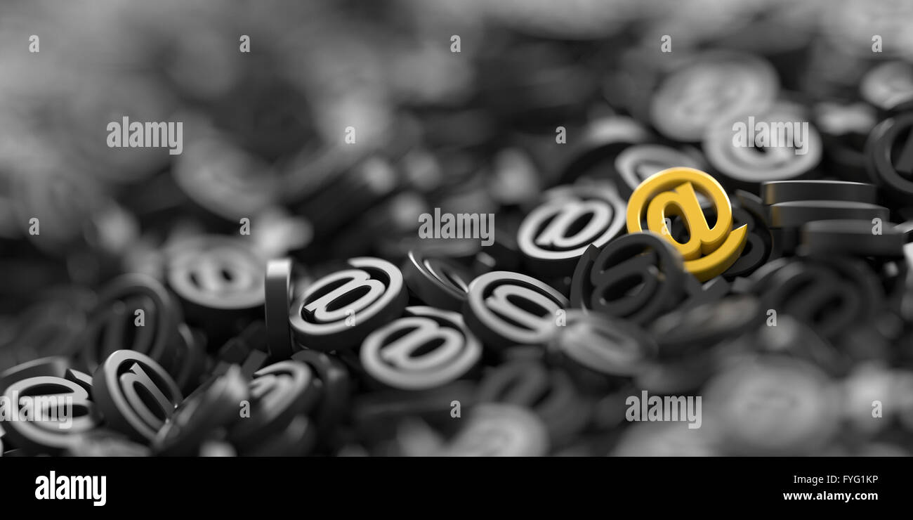 Email infinite symbols, 3d rendering background Stock Photo - Alamy