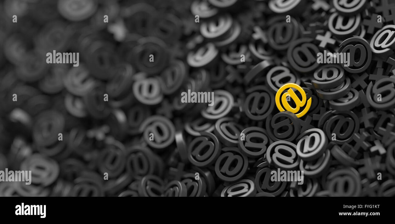 Email infinite symbols, 3d rendering background Stock Photo - Alamy