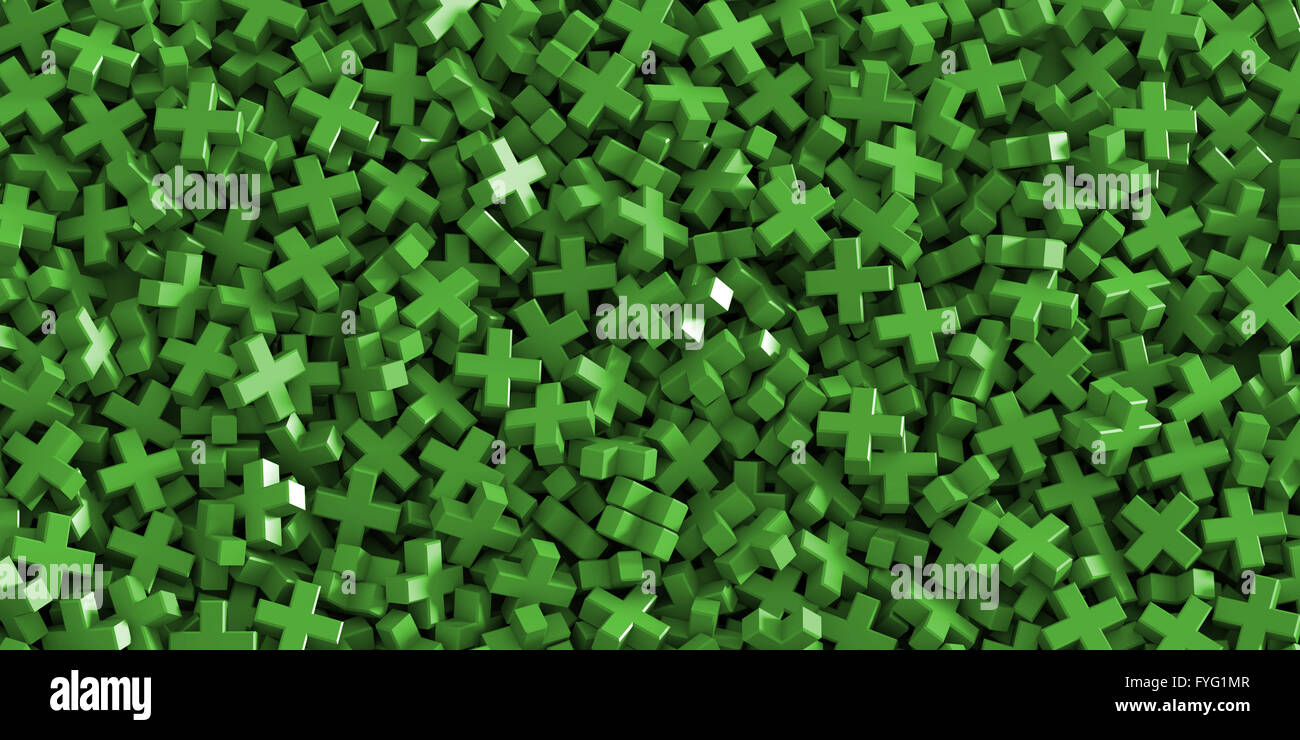 Colored plus symbols digital background, 3d rendering Stock Photo - Alamy