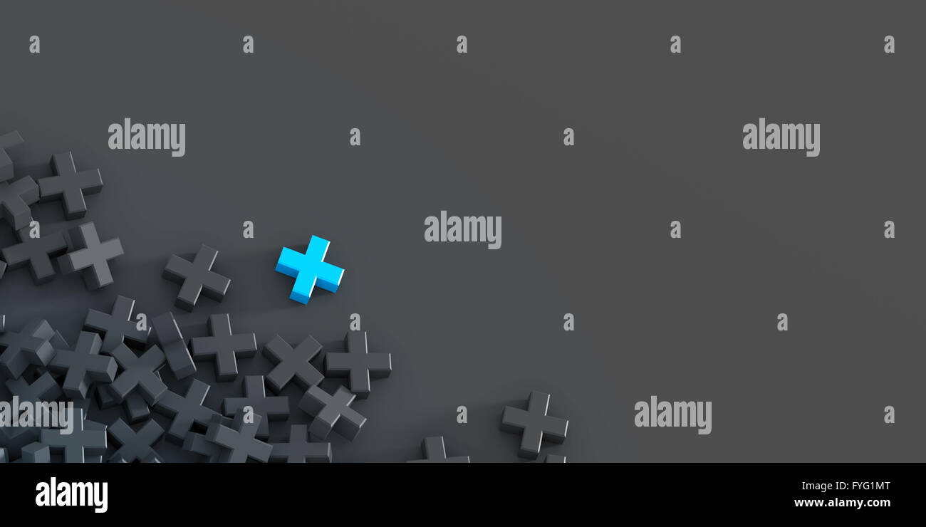 Colored plus symbols digital background, 3d rendering Stock Photo - Alamy