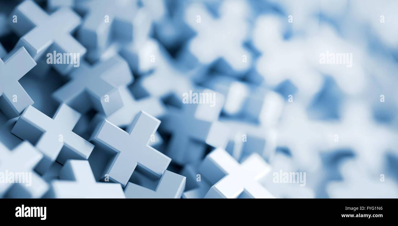 Colored plus symbols digital background, 3d rendering Stock Photo - Alamy