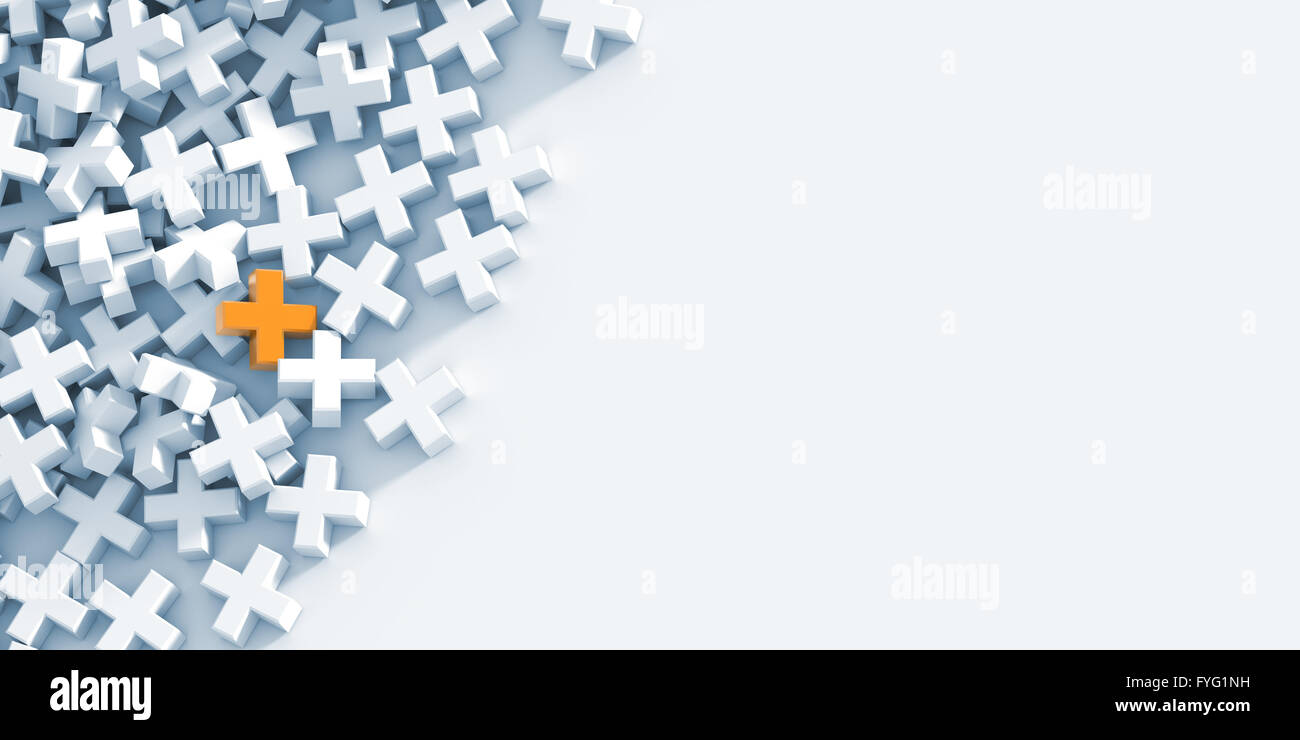 Colored plus symbols digital background, 3d rendering Stock Photo - Alamy