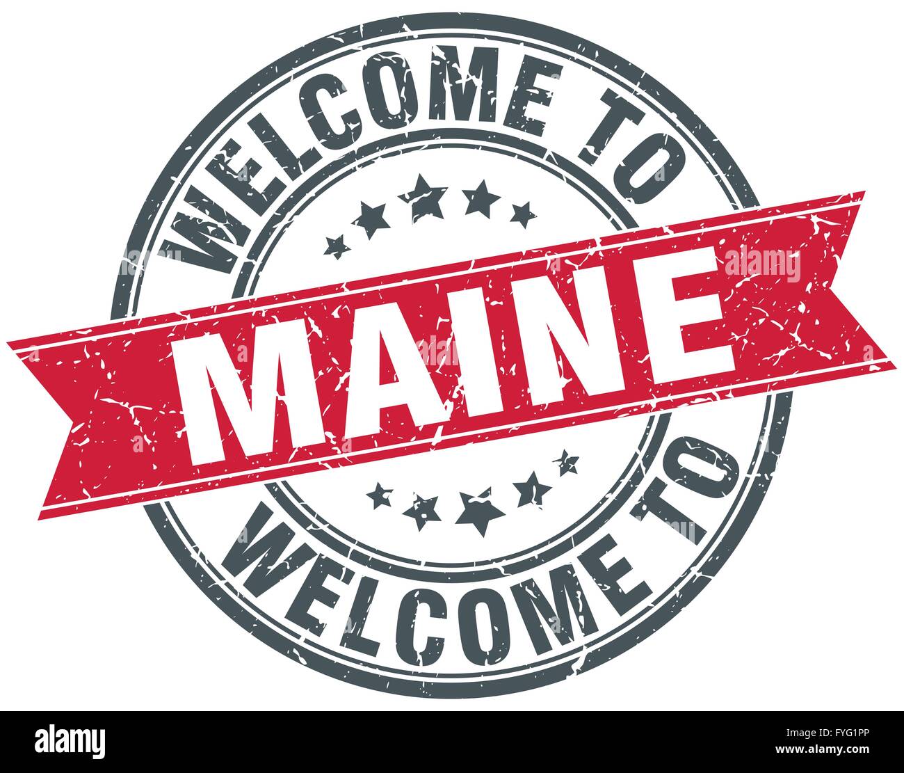 Welcome to maine Stock Vector Images - Alamy