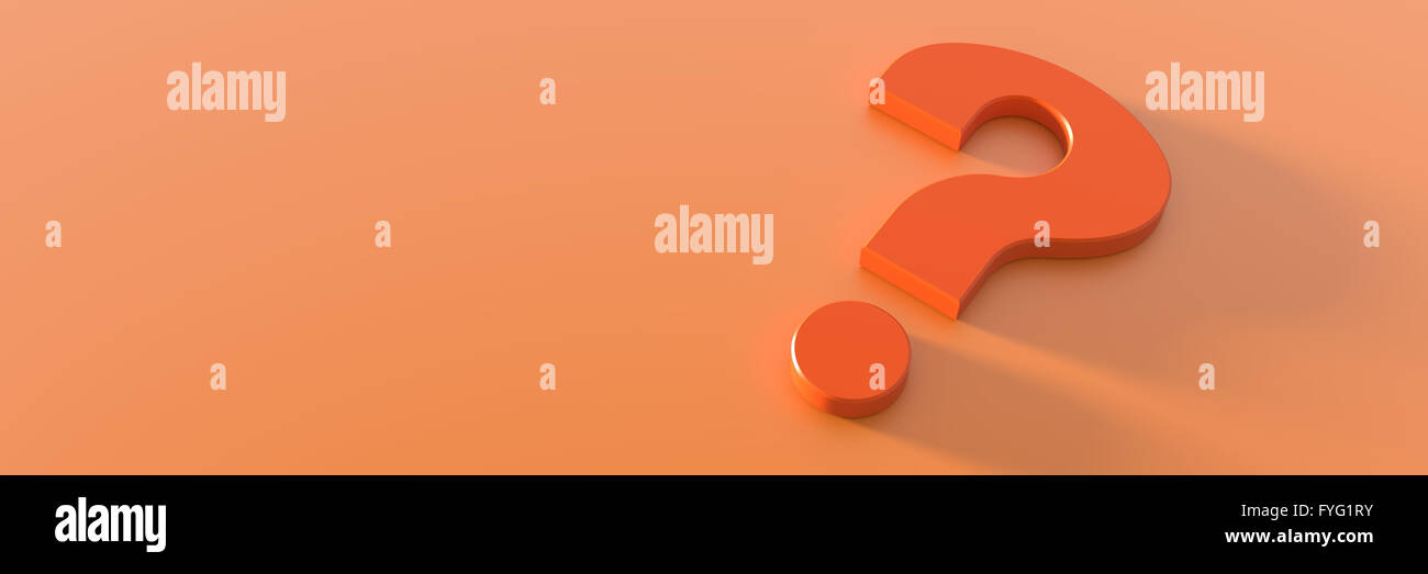 Question mark conceptual background, 3d rendering Stock Photo - Alamy