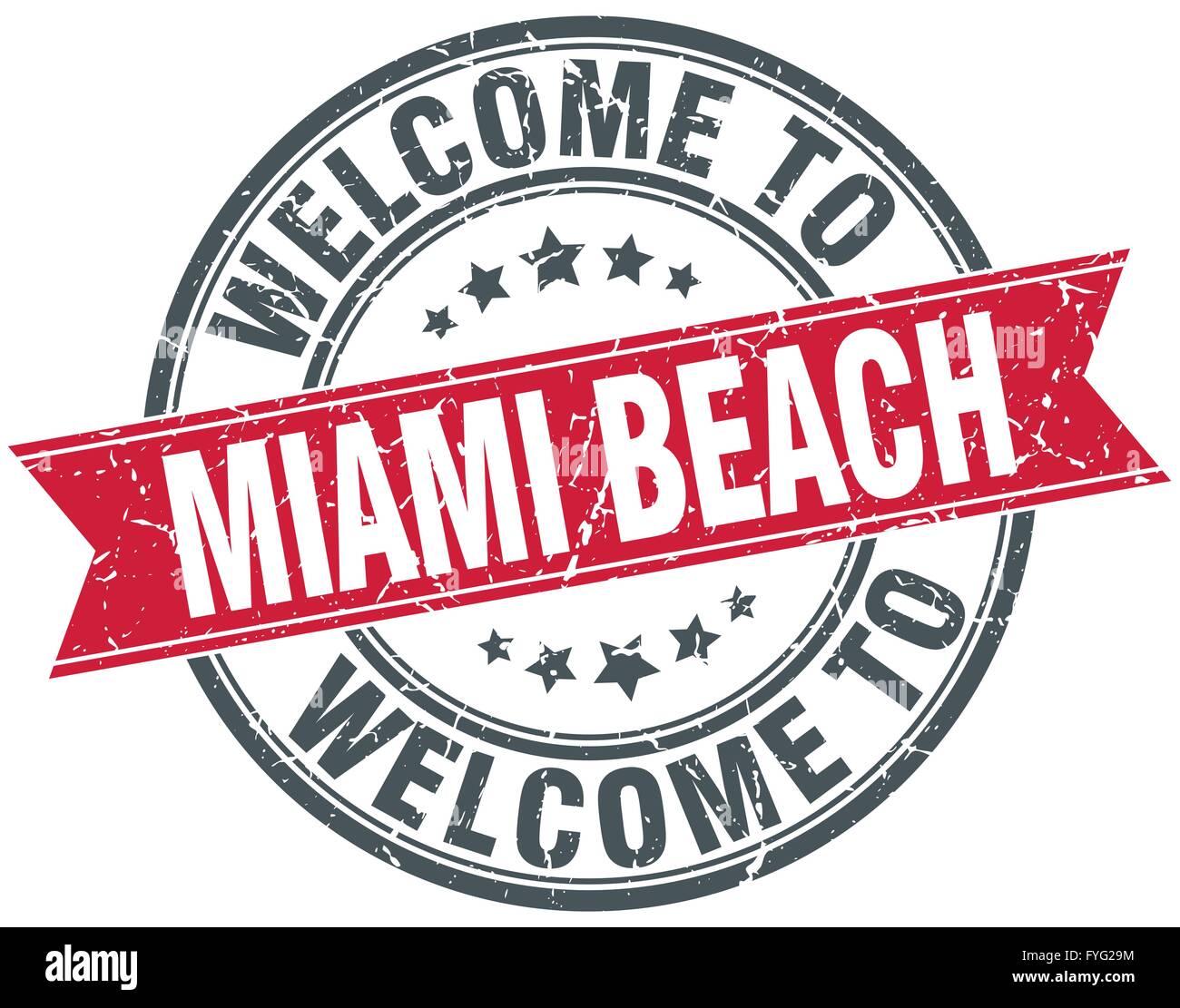 Welcome to miami beach Stock Vector Images - Alamy