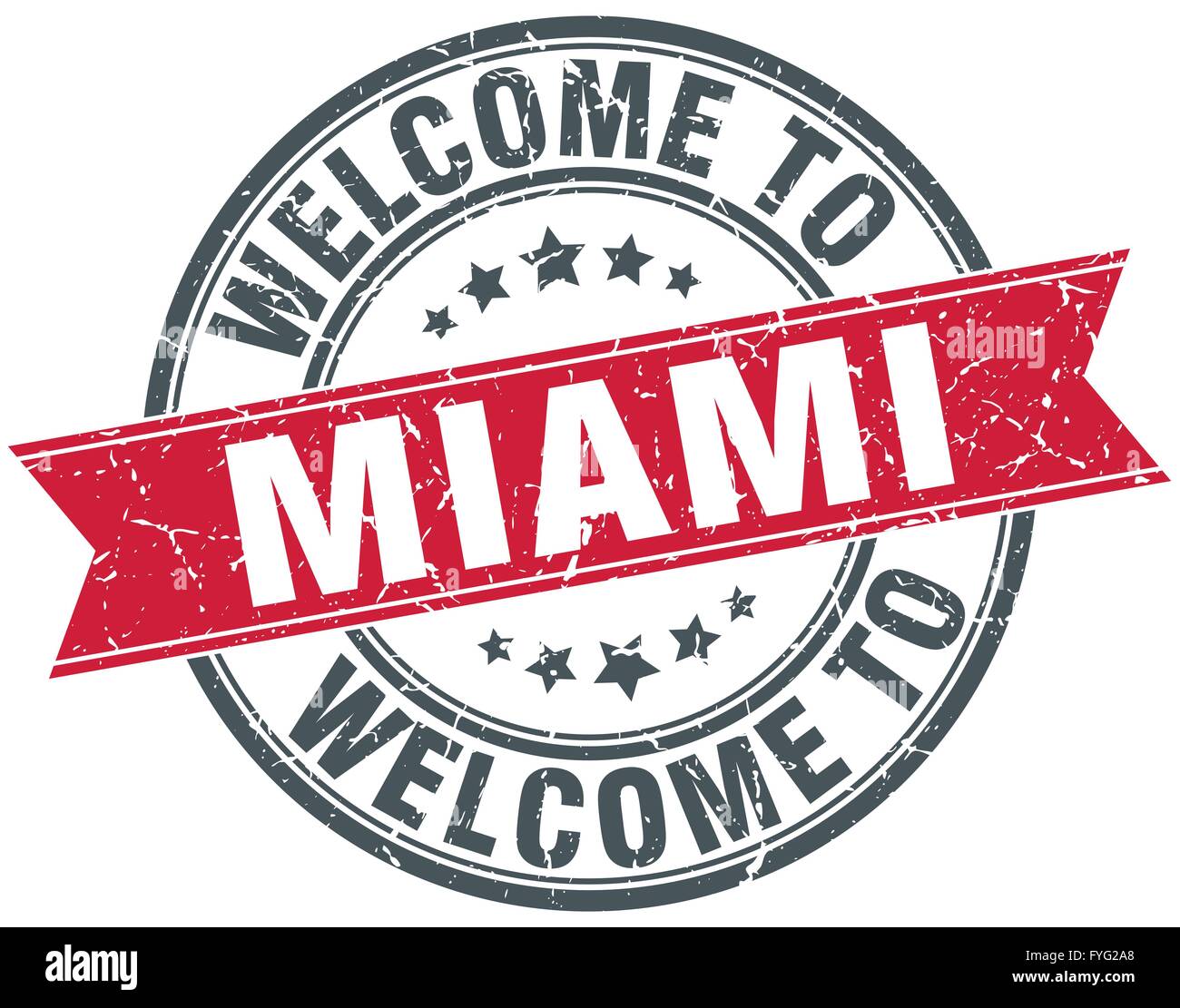 Welcome to miami sign Stock Vector Images - Alamy