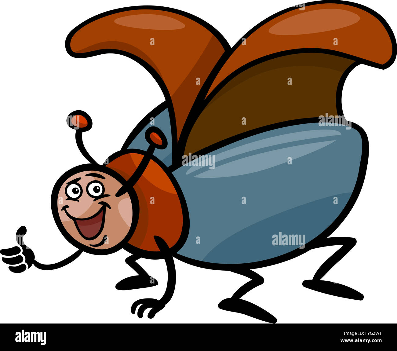 Cartoon beetle hi-res stock photography and images - Alamy