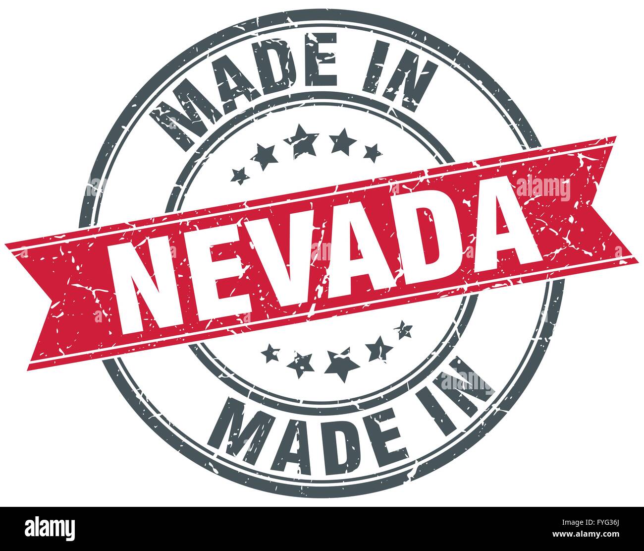 made in Nevada red round vintage stamp Stock Vector Image & Art - Alamy