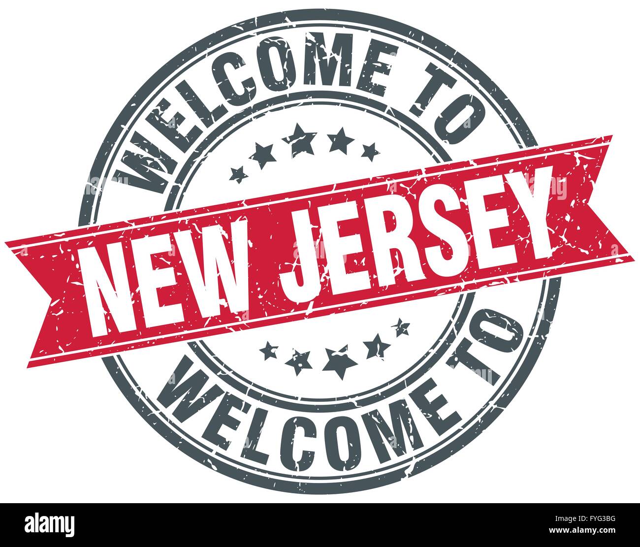 Welcome to new jersey sign Stock Vector Images - Alamy