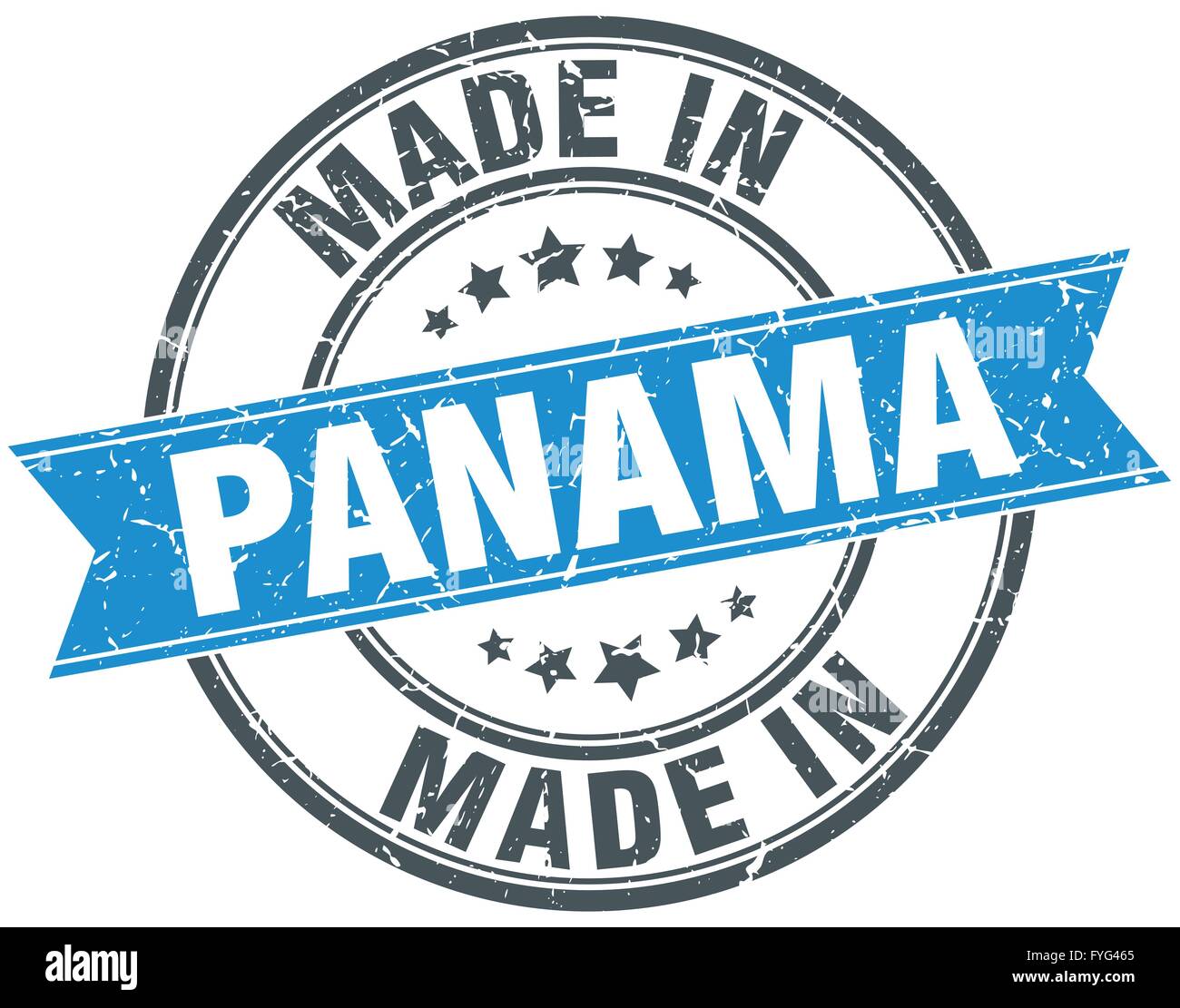 made in Panama blue round vintage stamp Stock Vector Image & Art - Alamy