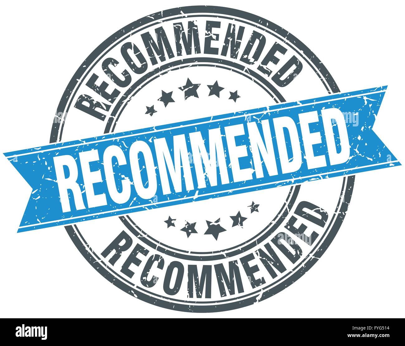 Recommended blue round stamp hi-res stock photography and images - Alamy