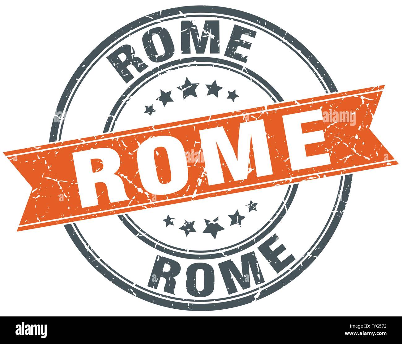 Rome red round grunge Stock Vector Images - Alamy