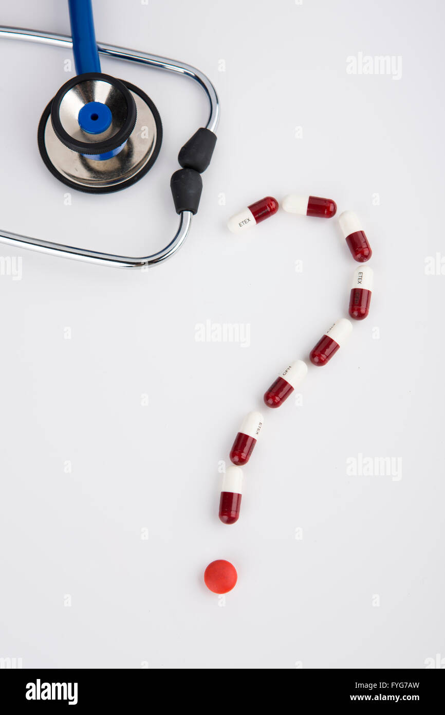 Stethoscope question mark hi-res stock photography and images - Alamy