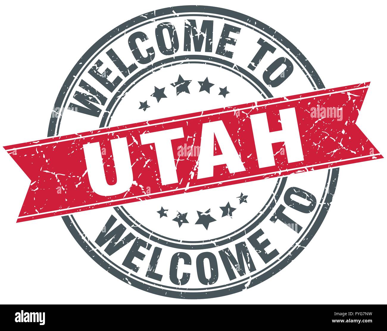 Utah stamp vector vectors hi-res stock photography and images - Alamy
