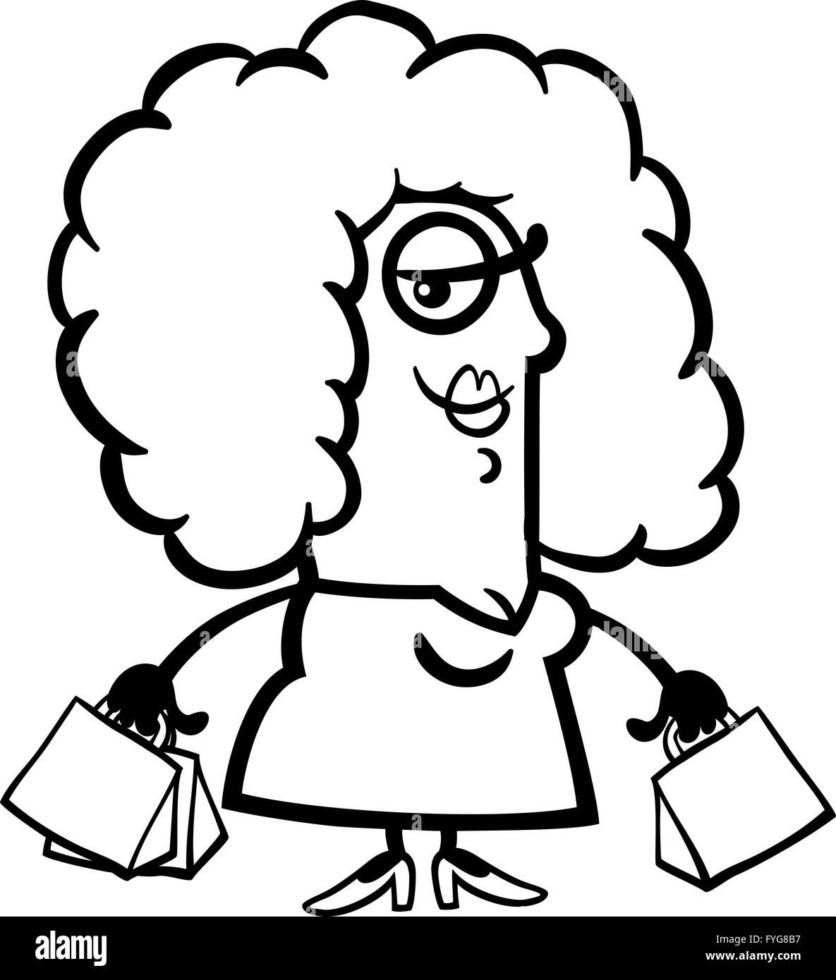 Happy consumer Black and White Stock Photos & Images - Alamy