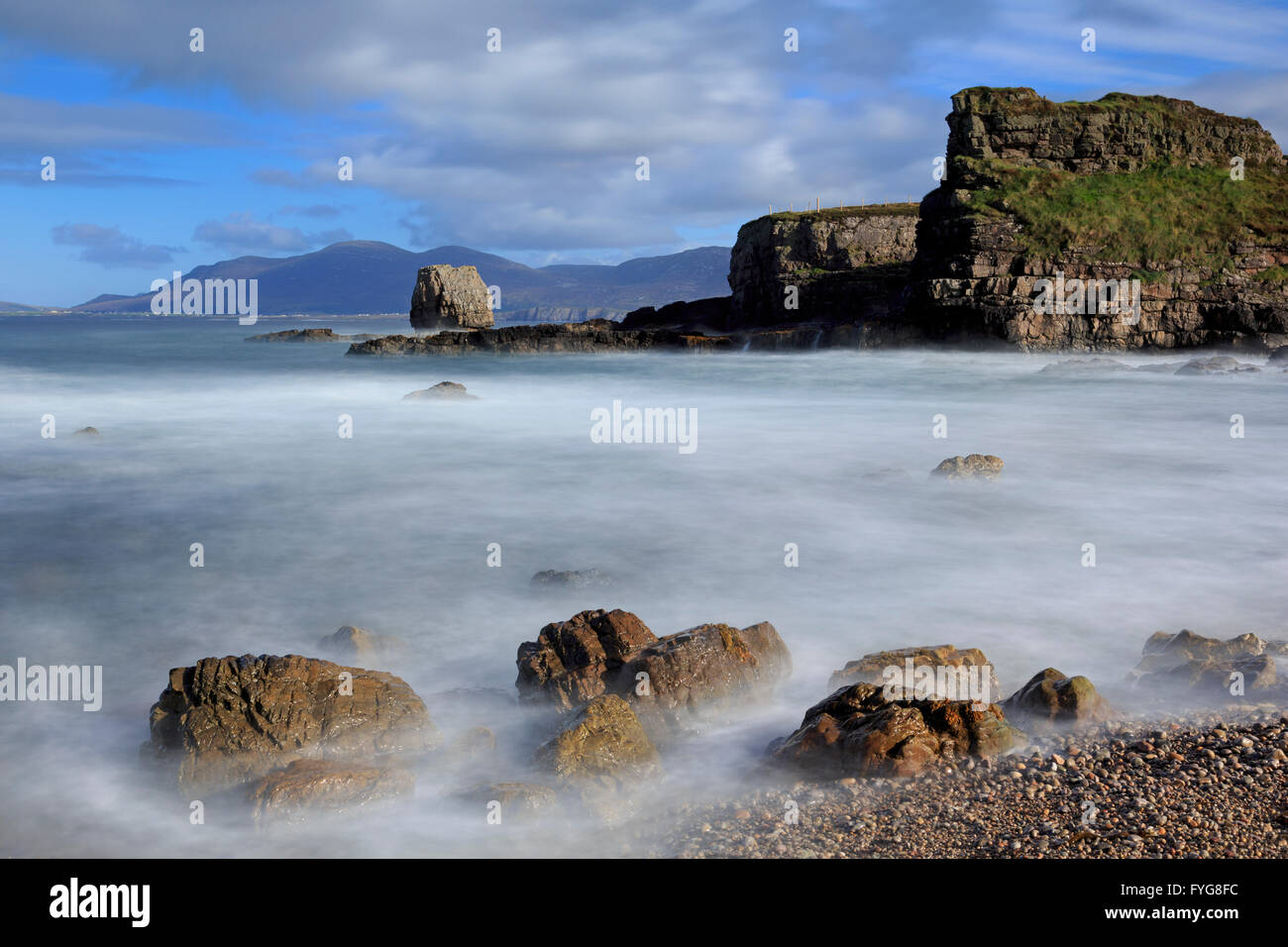 Coastline near Fanad Head, Portsalon, County Donegal, Ireland, Europe ...