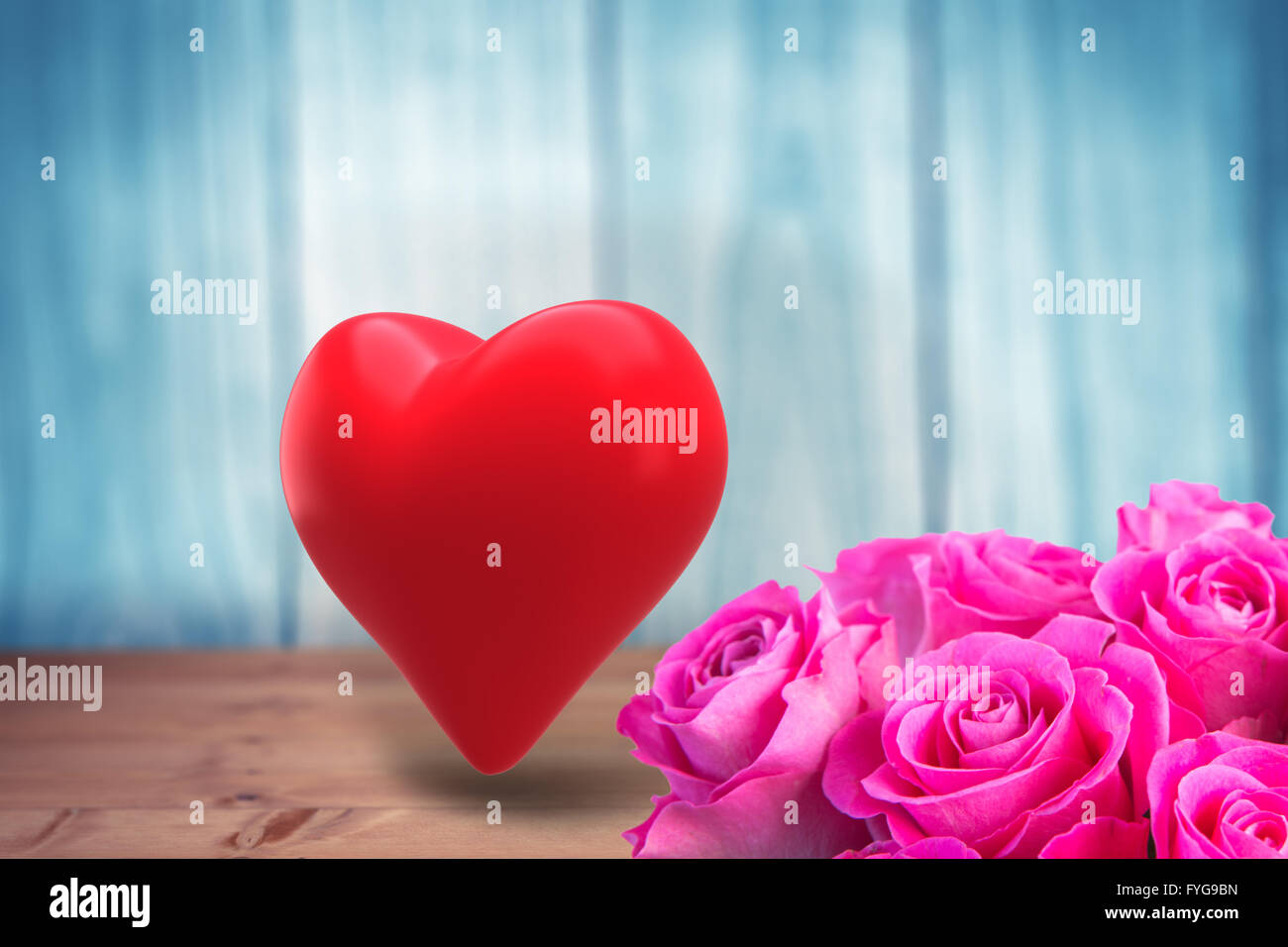 Red heart roses computer hi-res stock photography and images - Alamy