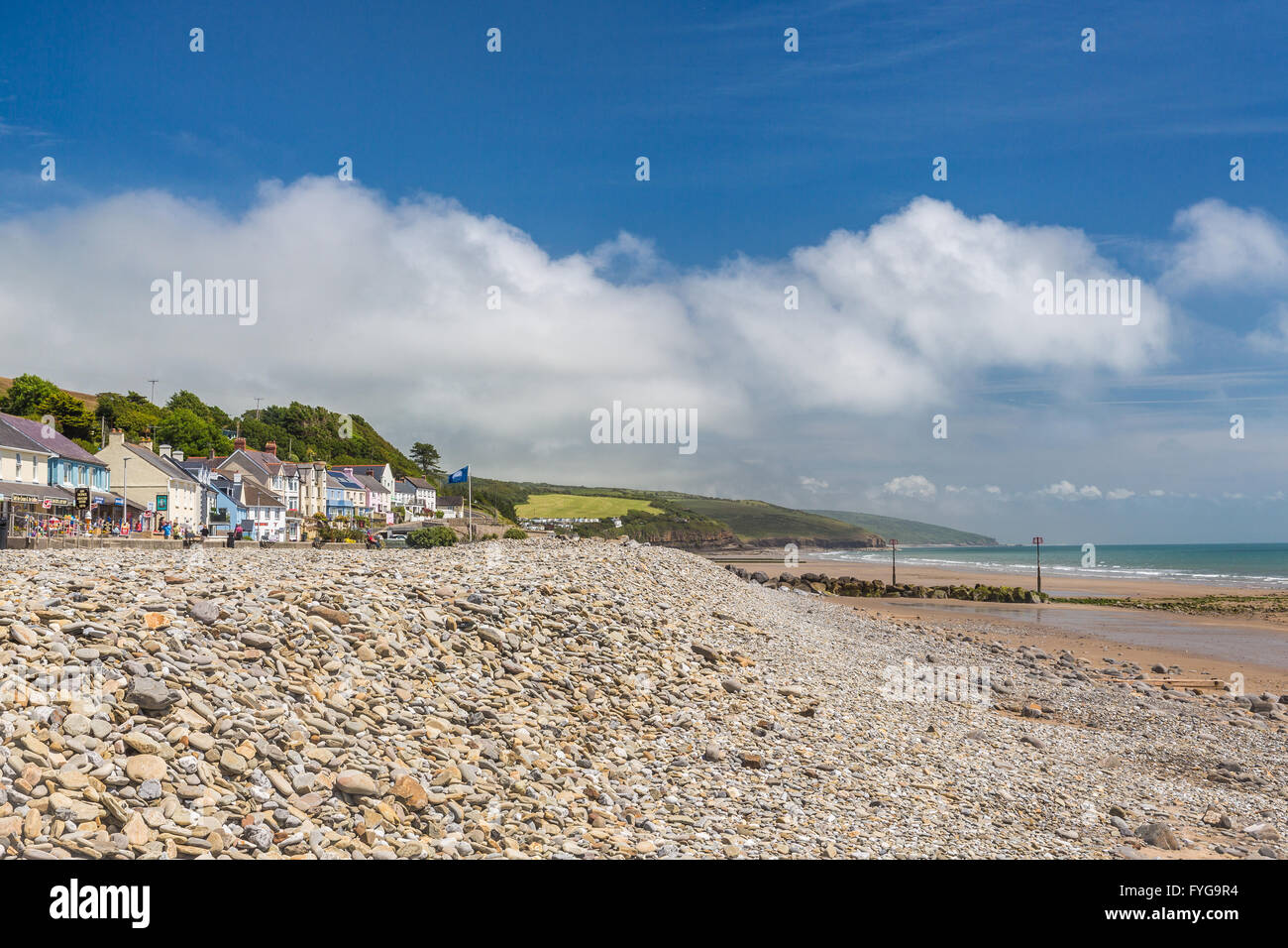 Amroth - Pembrokeshire Stock Photo - Alamy