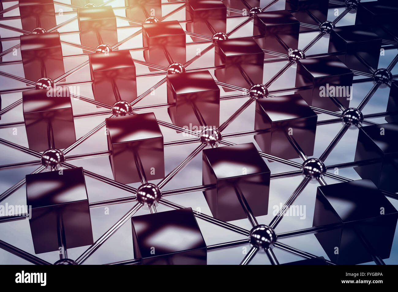 Composite image of black lines on grey background Stock Photo - Alamy