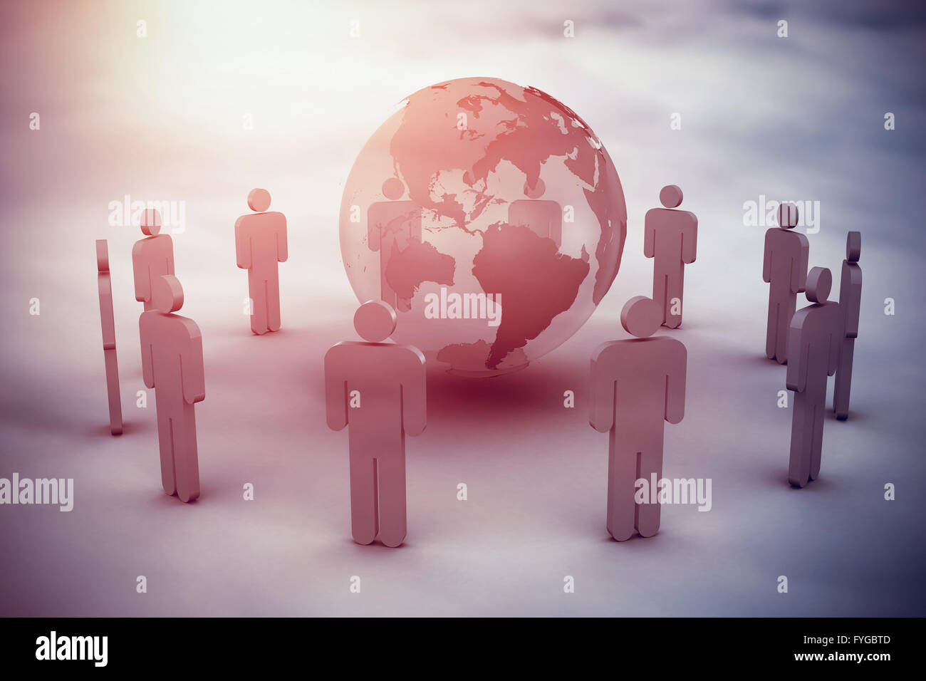 Surrounded by men hi-res stock photography and images - Alamy