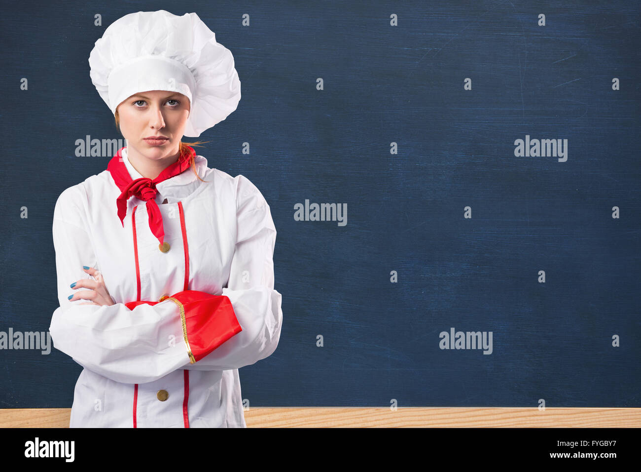 Chefs arms folded stern hi-res stock photography and images - Alamy
