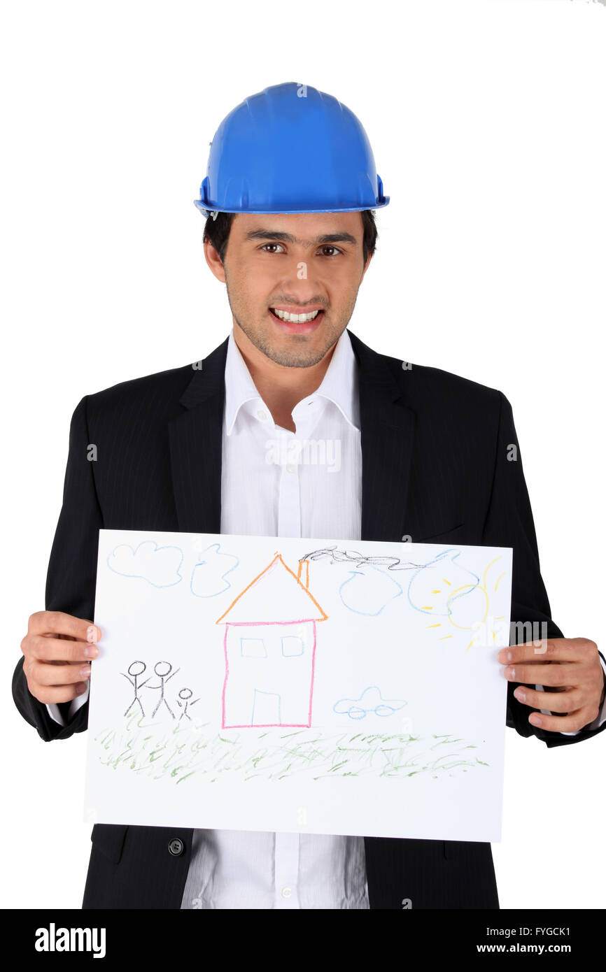 Engineer drawing map hi-res stock photography and images - Alamy