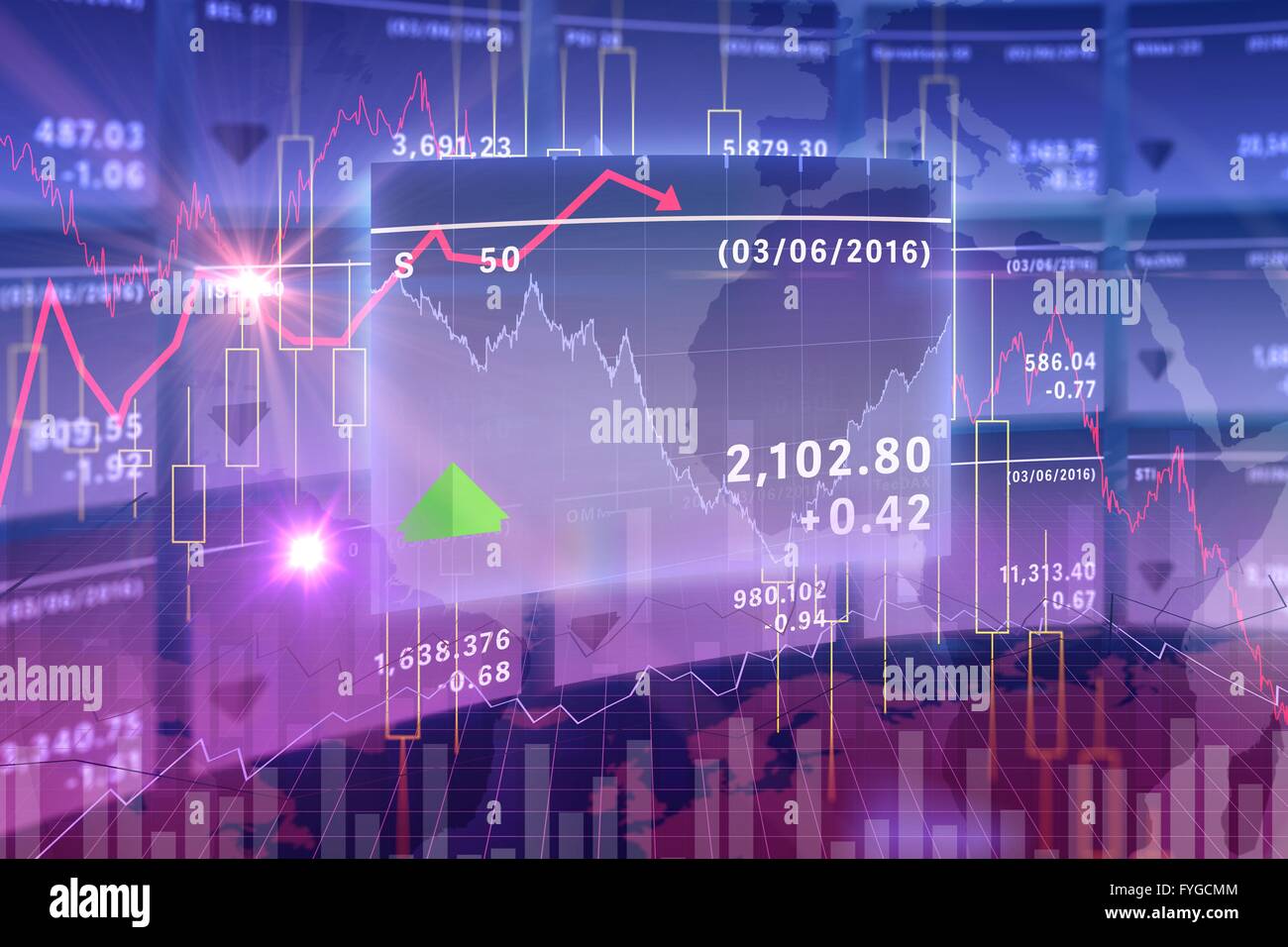 Stocks and shares Stock Photo - Alamy