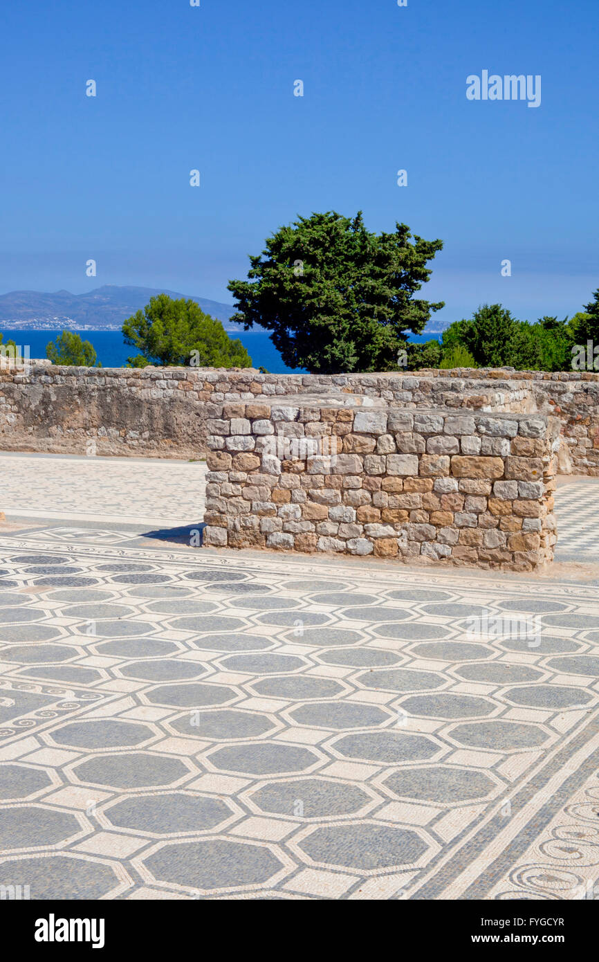 Ancient roman mosaic tree hi-res stock photography and images - Alamy