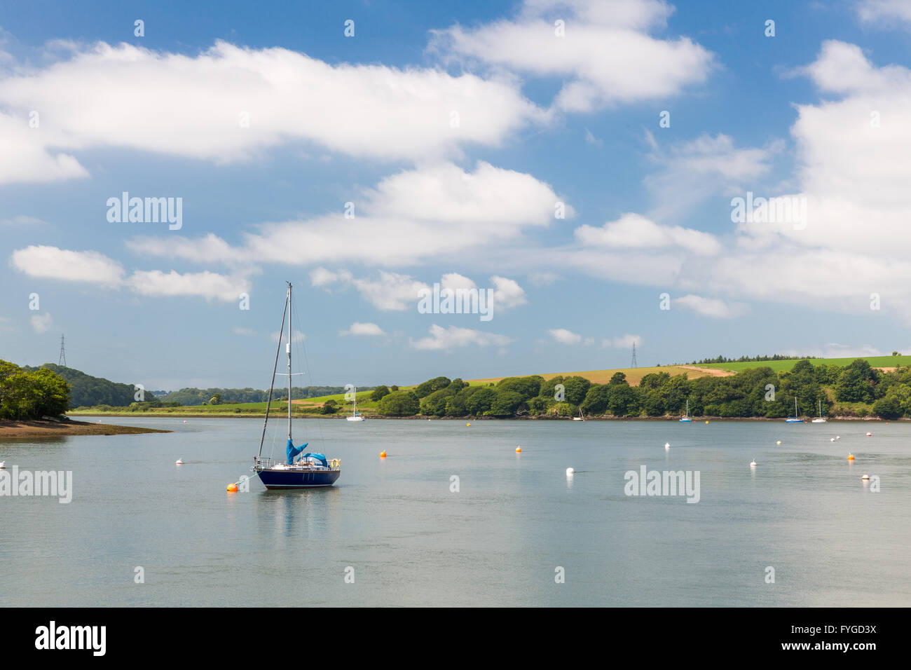 Lawrenny Quay - Pembrokeshire Stock Photo - Alamy