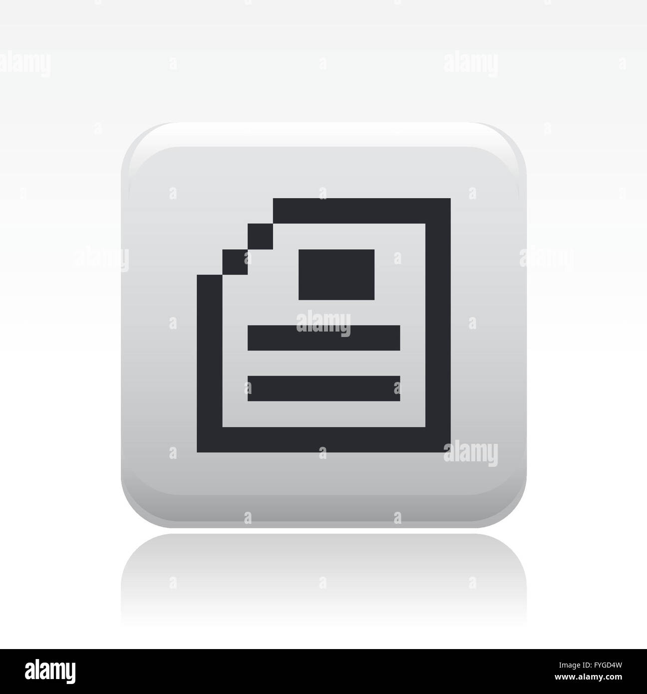 Vector illustration of single pixel icon Stock Photo - Alamy