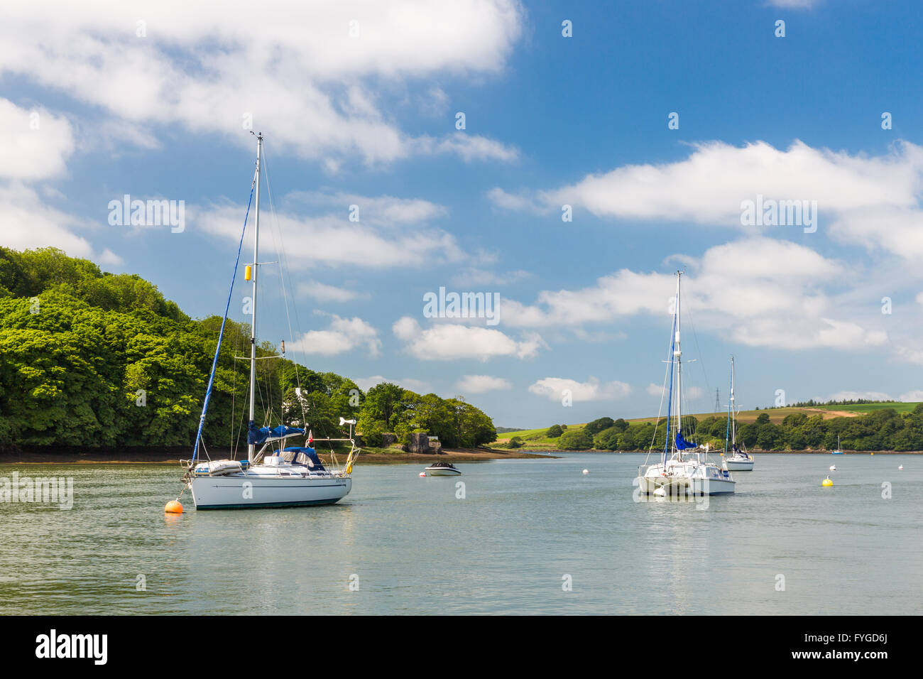 Lawrenny Quay - Pembrokeshire Stock Photo - Alamy