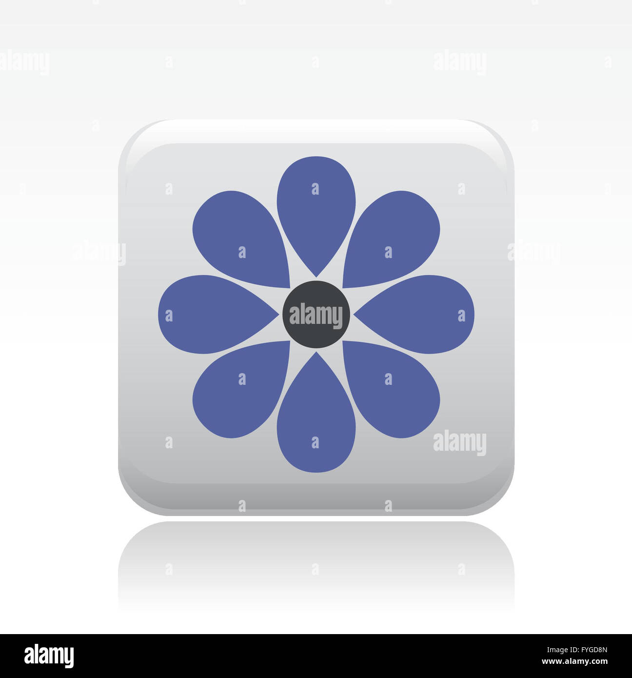 Vector illustration of isolated abstract icon Stock Photo - Alamy