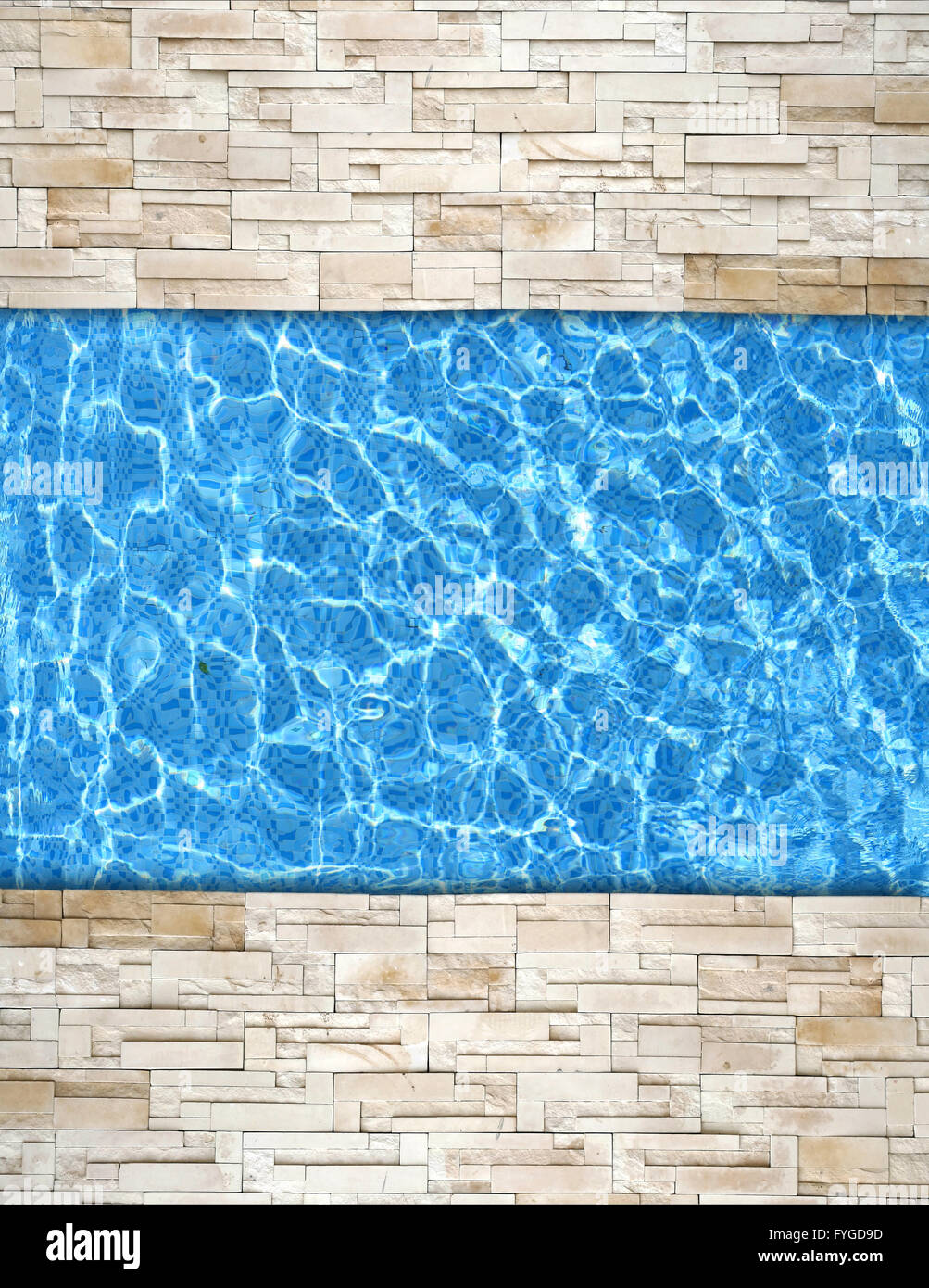 modern brick pavement with pool edge background Stock Photo - Alamy